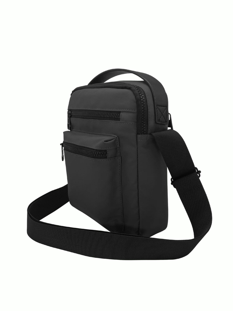 LUBIN City Pouch - SANTHOME Crossbody Travel Bag - Black | Jasani